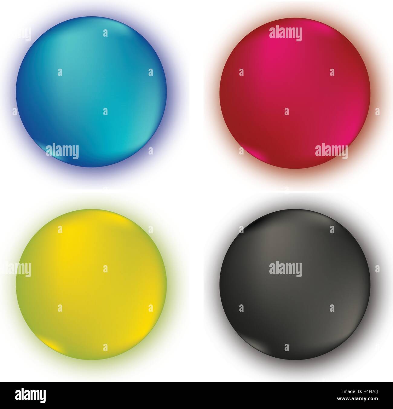 CMYK Color Set Concept Design Stock Vector Image & Art - Alamy