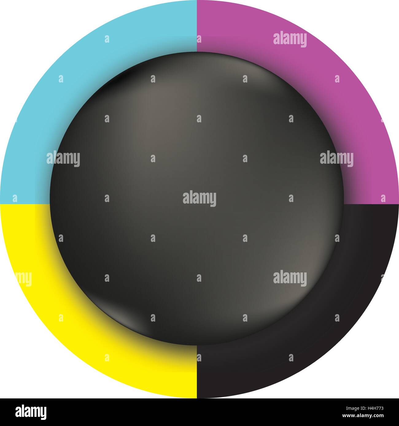 CMYK Color Chart Concept Design Stock Vector Image & Art - Alamy