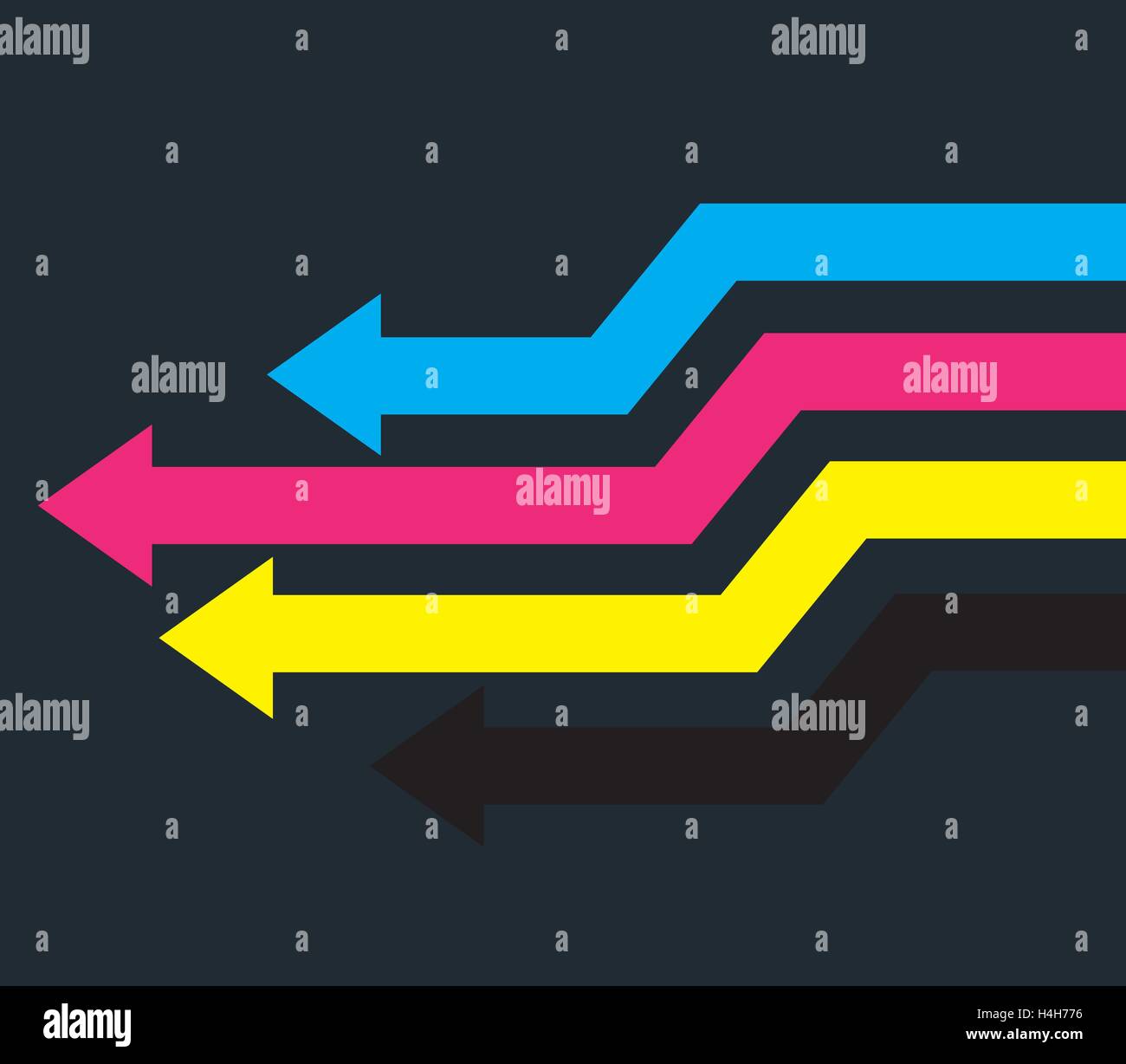 Colorful Arrows Design, EPS 10 supported Stock Vector Image & Art - Alamy
