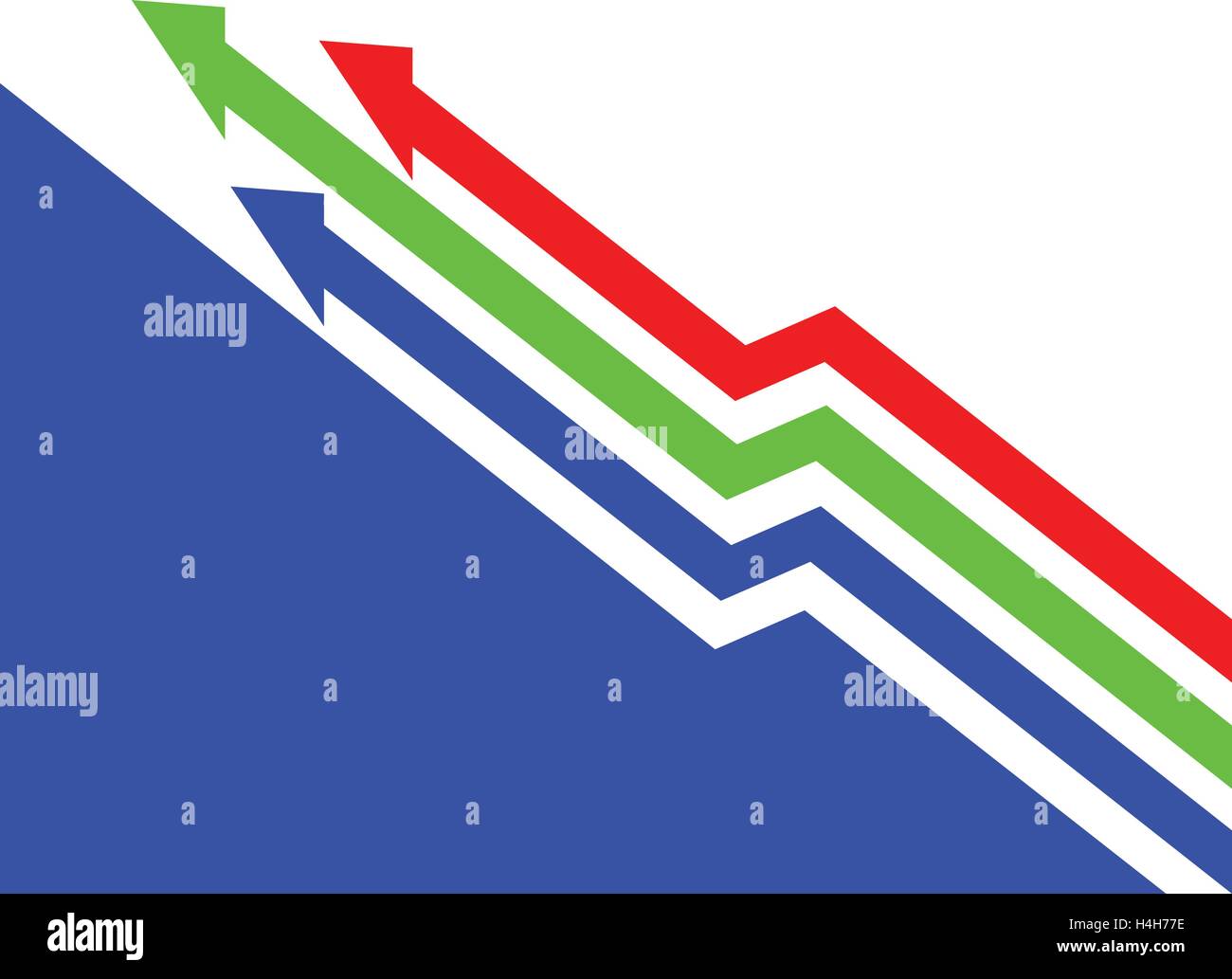 RGB Arrows Up Design Stock Vector Image & Art - Alamy