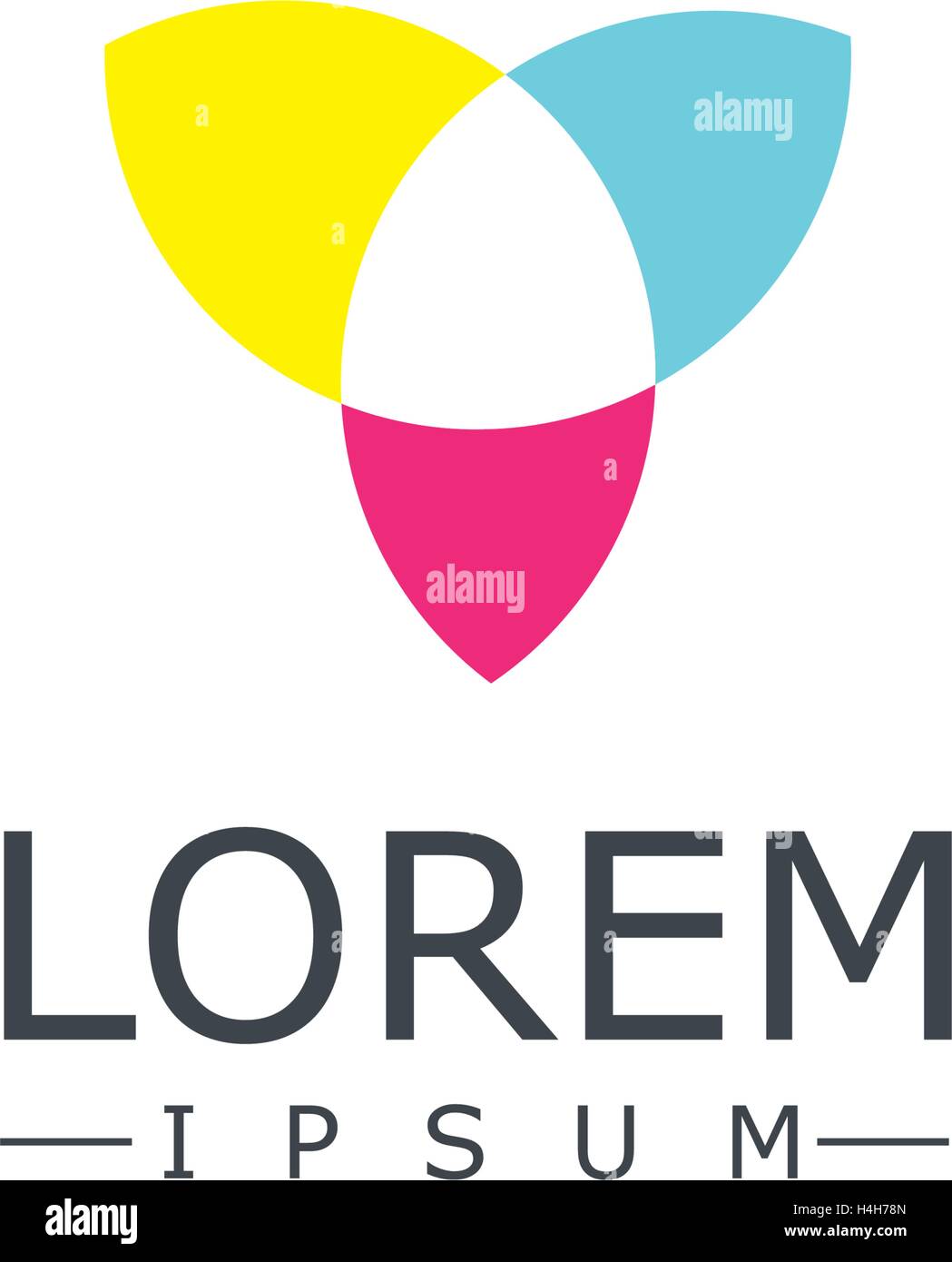 Modern colored font logo hi-res stock photography and images - Alamy