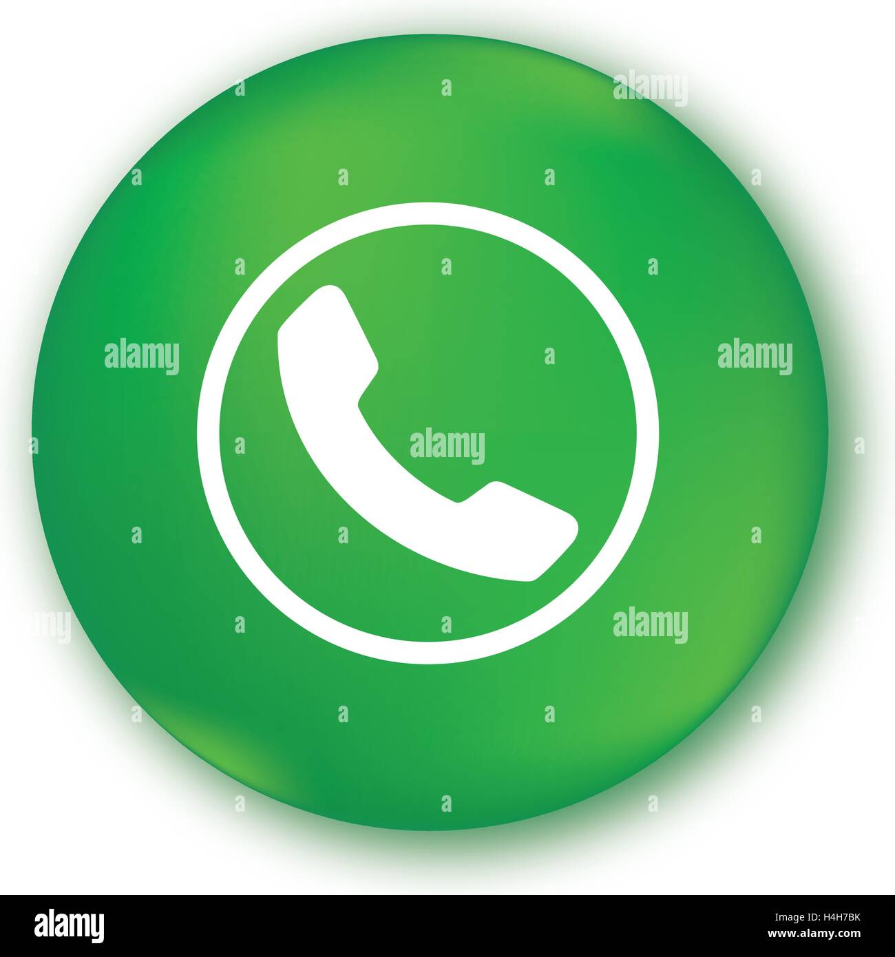 Green Phone Icon Design Stock Vector Image & Art - Alamy