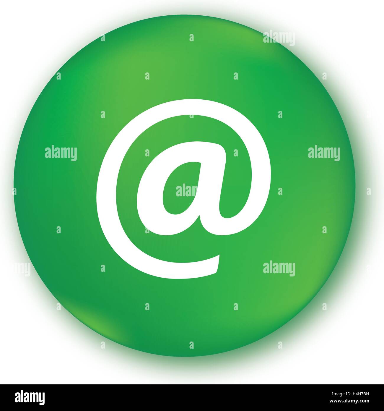 AT Sign on the green background Stock Vector Image & Art - Alamy