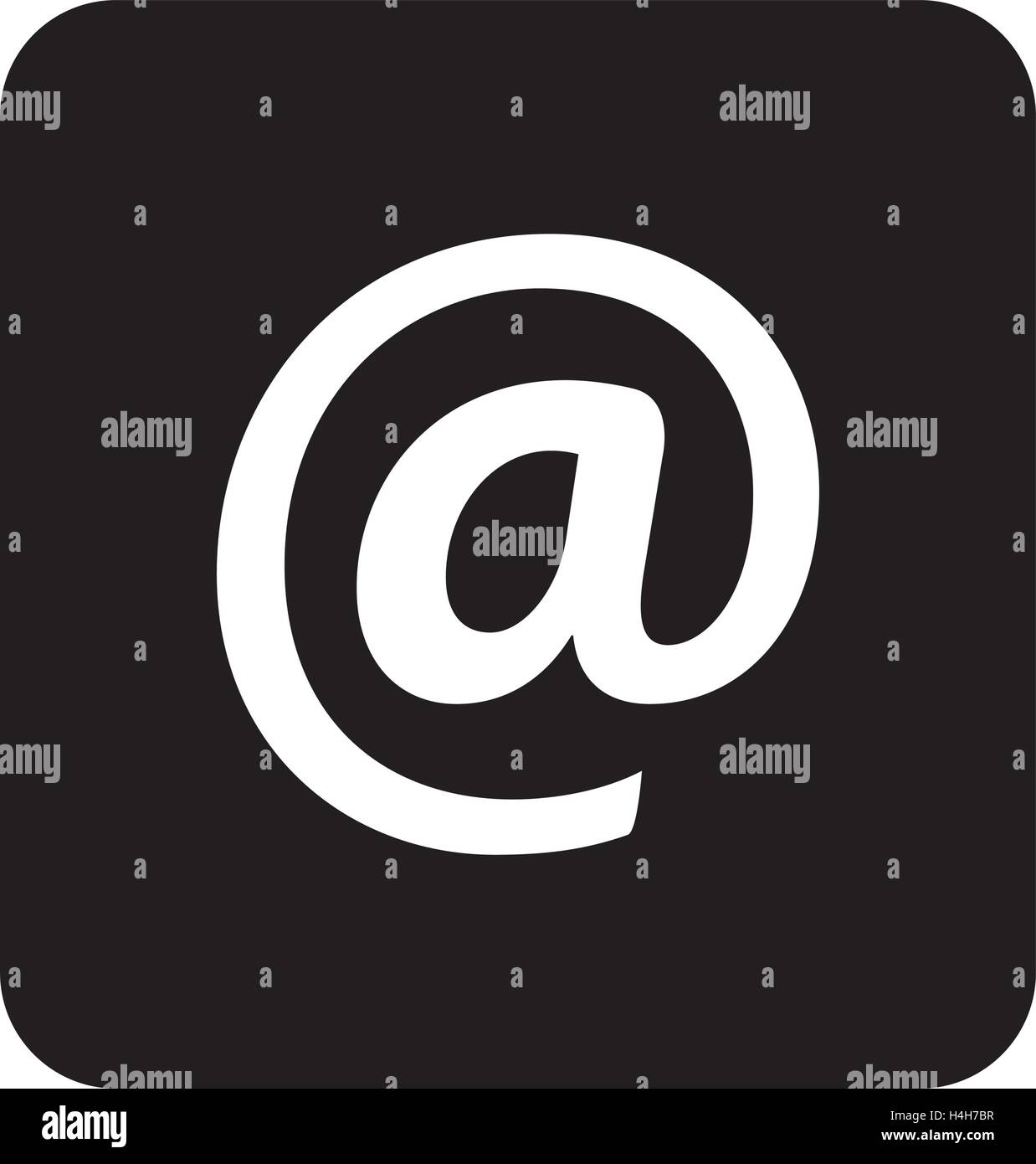 AT Sign on the red box Stock Vector Image & Art - Alamy