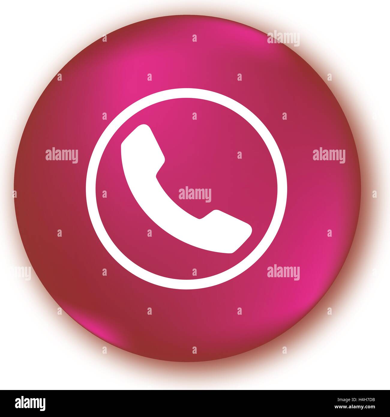 Colored Phone Icon Design Stock Vector Image & Art - Alamy