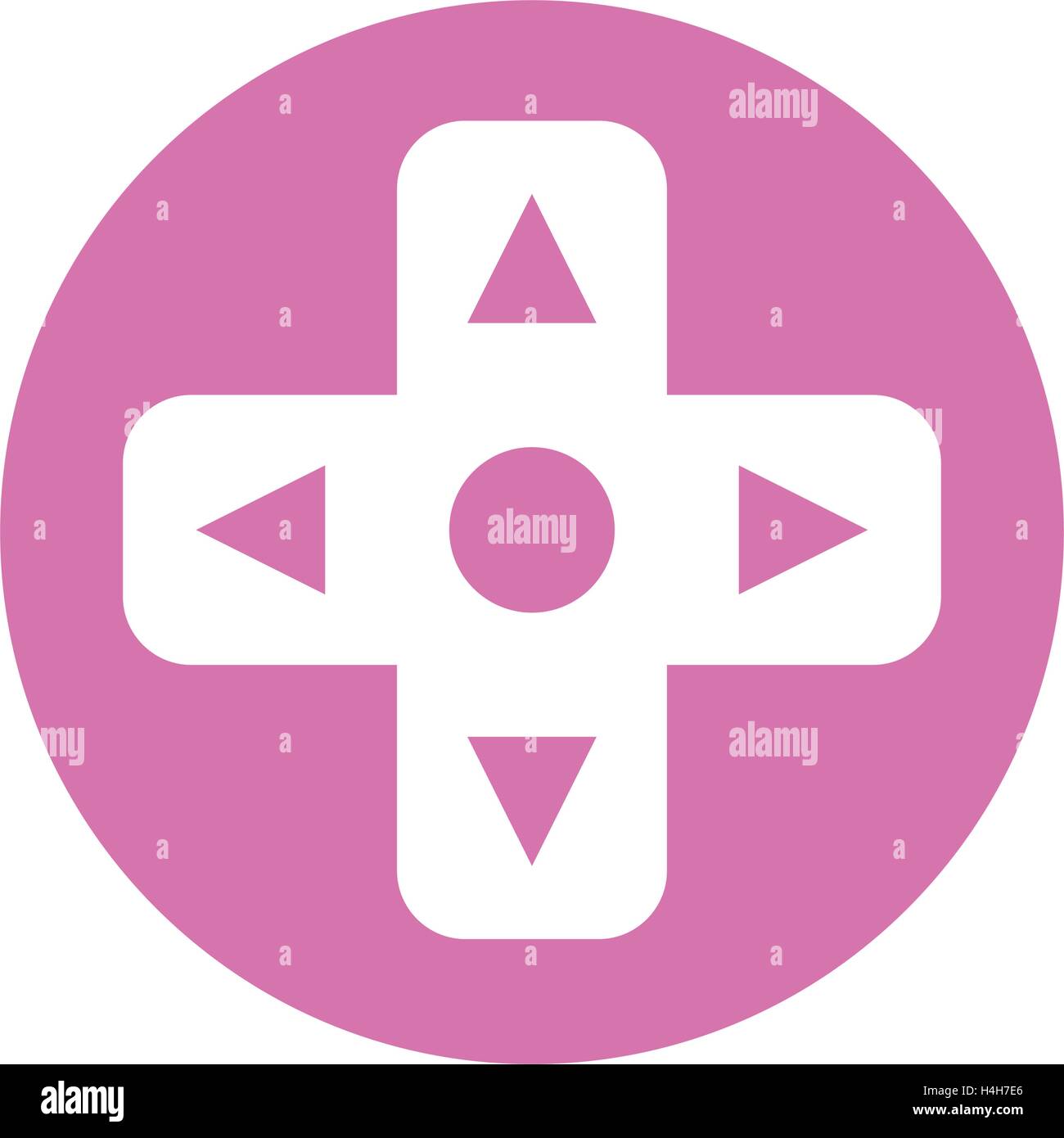 Game Controller Button Design Stock Vector Image & Art - Alamy