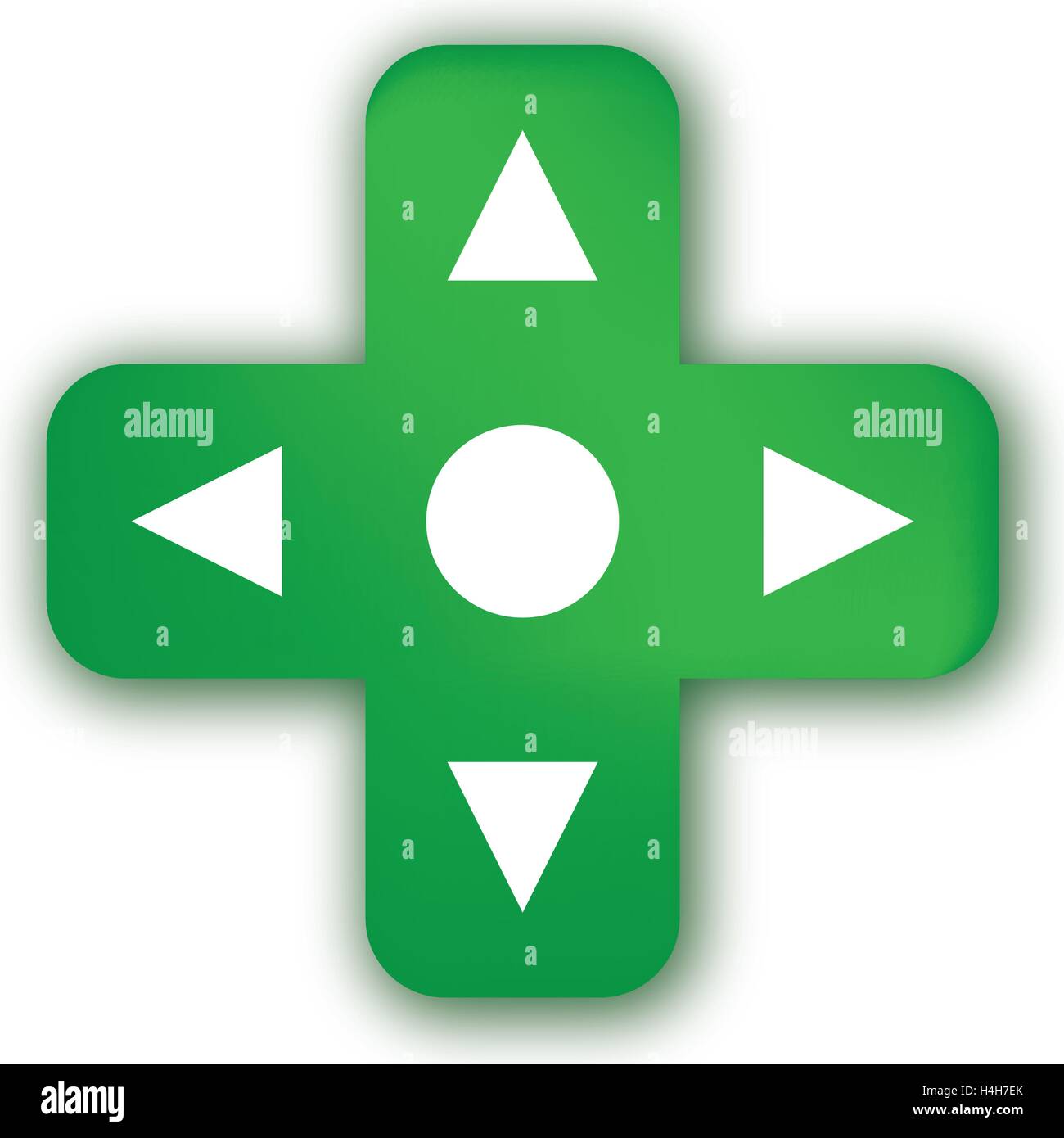 Game Controller Button Design Stock Vector Image & Art - Alamy