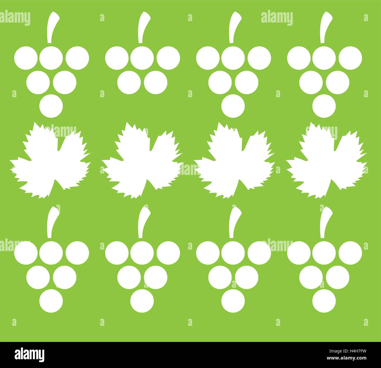 Grapes and Leaves Pattern Background Design. AI 8 supported Stock ...