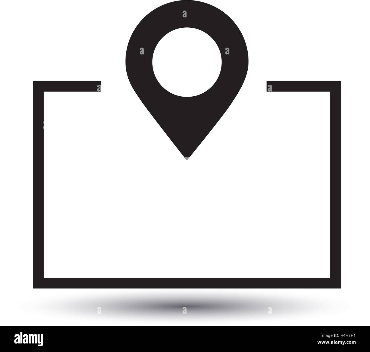 Map Icon and Pin Design, EPS 10 supported Stock Vector Image & Art - Alamy
