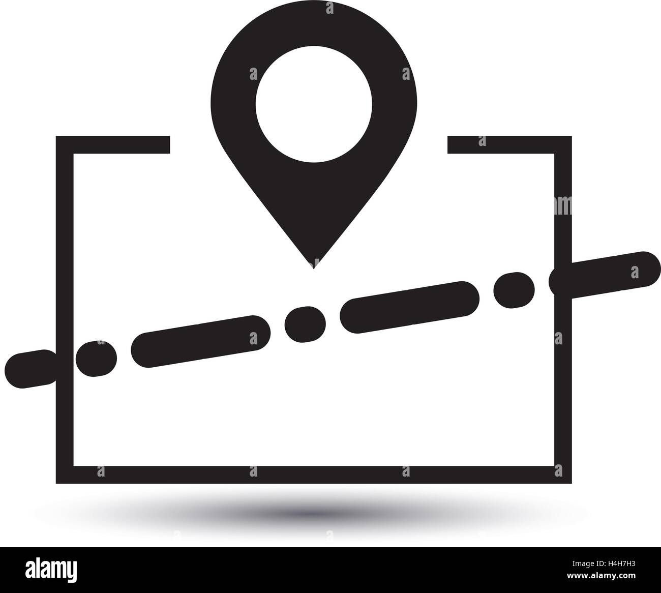 Map Icon and Pin Design, EPS 10 supported Stock Vector Image & Art - Alamy