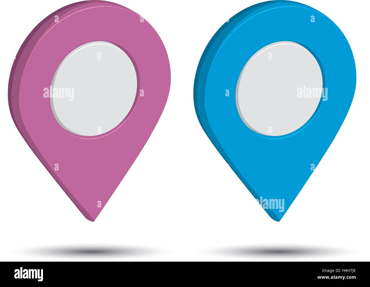 3D Pin Icon Design, EPS 10 supported Stock Vector Image & Art - Alamy