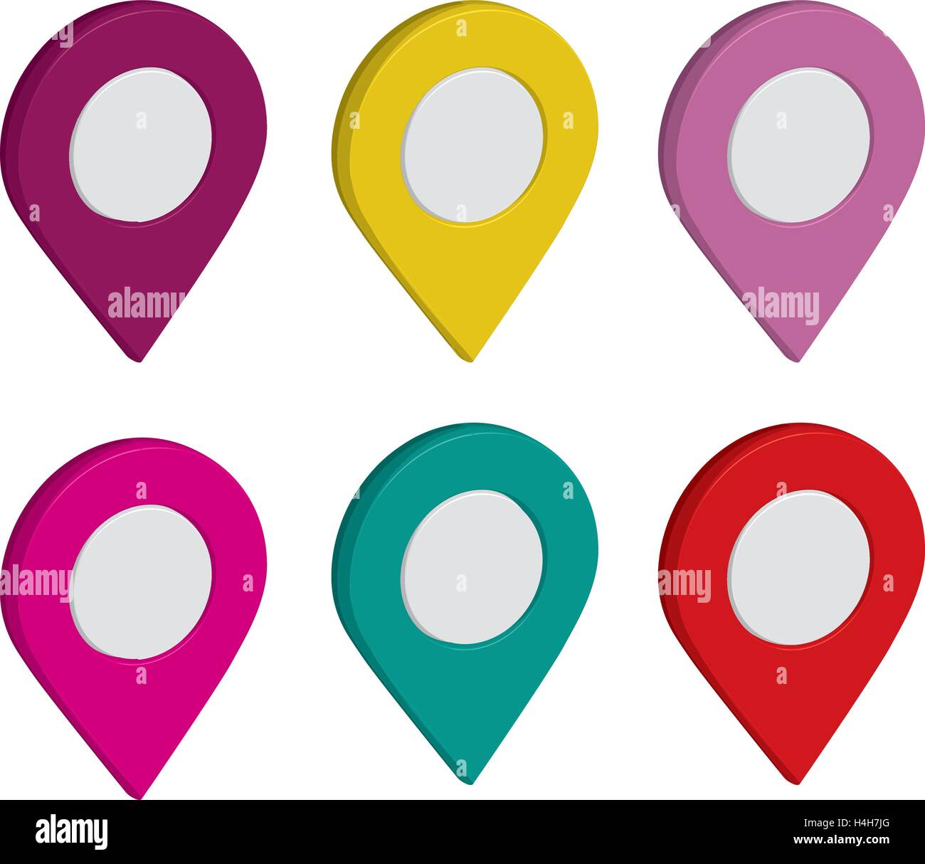 3D Pin Icon Design, EPS 10 supported Stock Vector Image & Art - Alamy