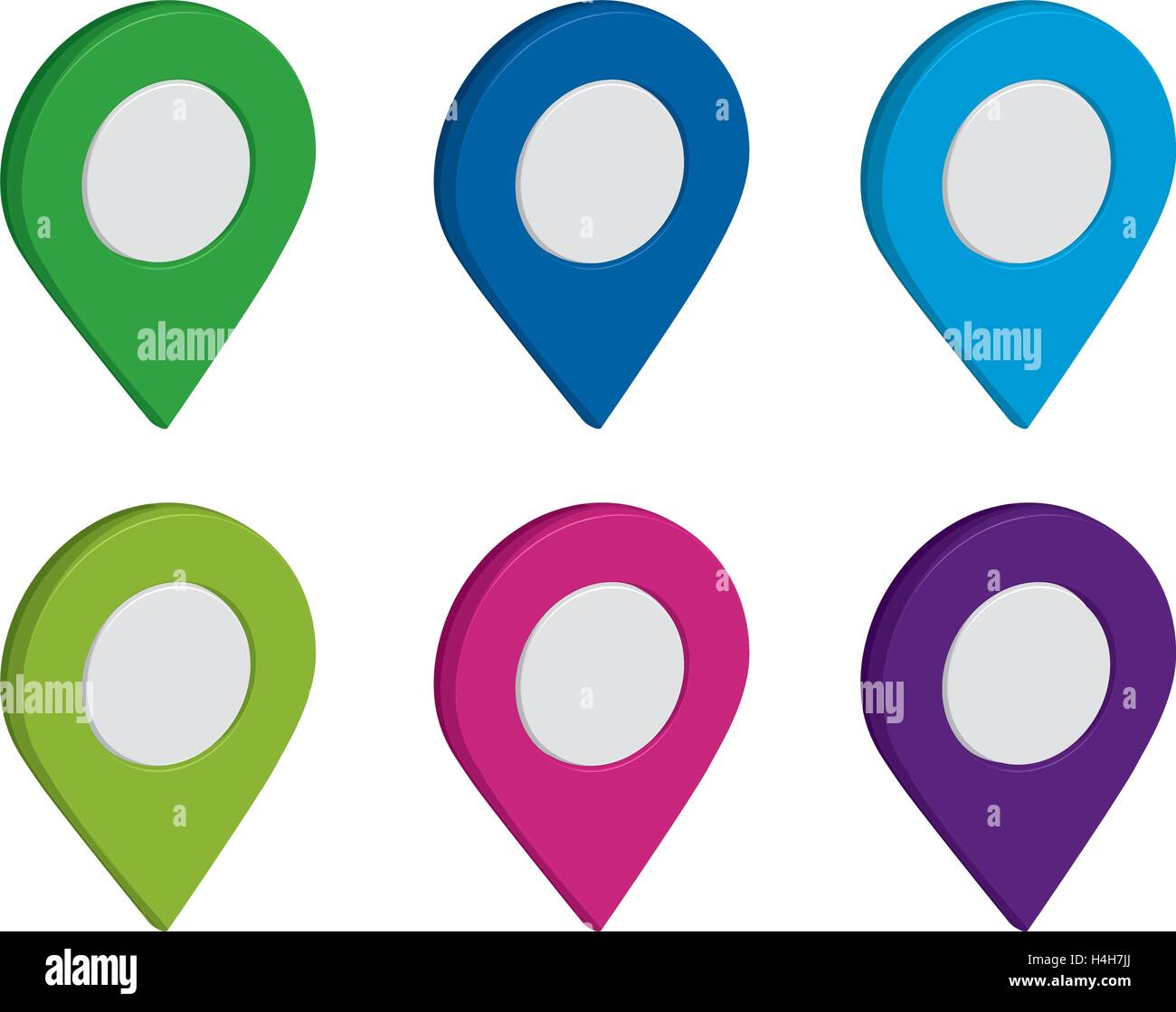 3D Pin Icon Design, EPS 10 supported Stock Vector Image & Art - Alamy