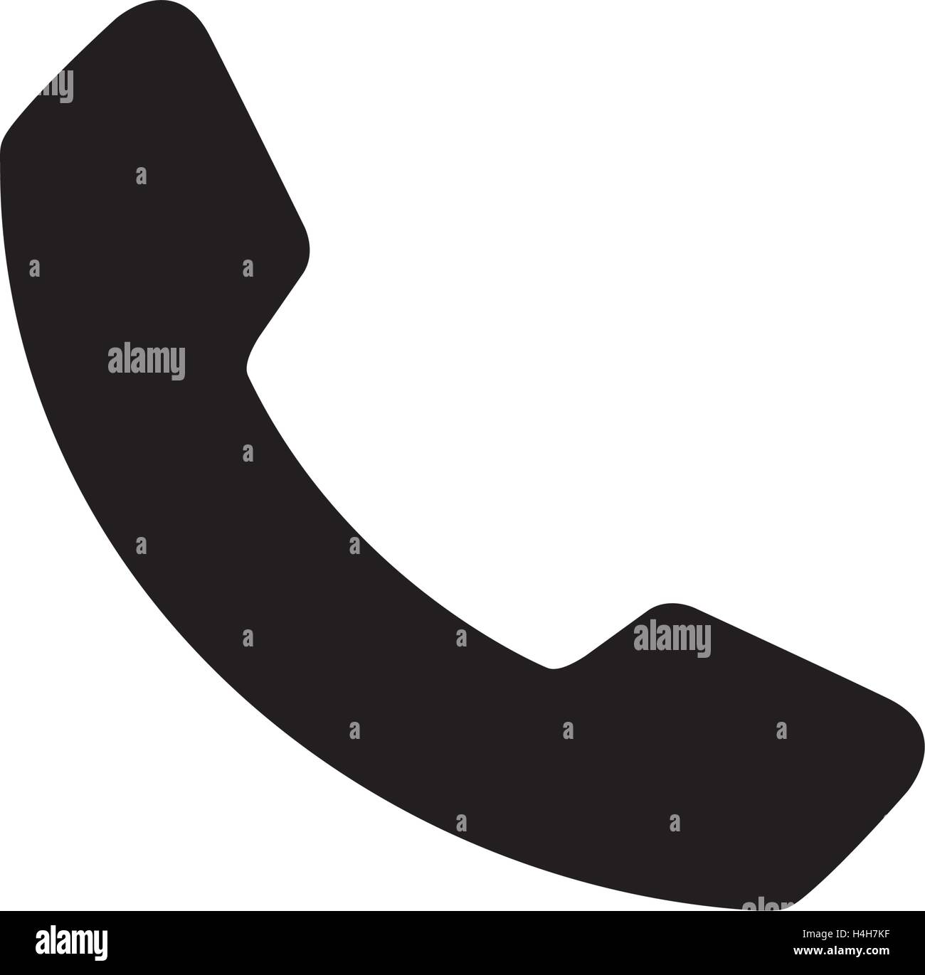 Black Phone Icon Design. EPS 8 supported Stock Vector Image & Art - Alamy