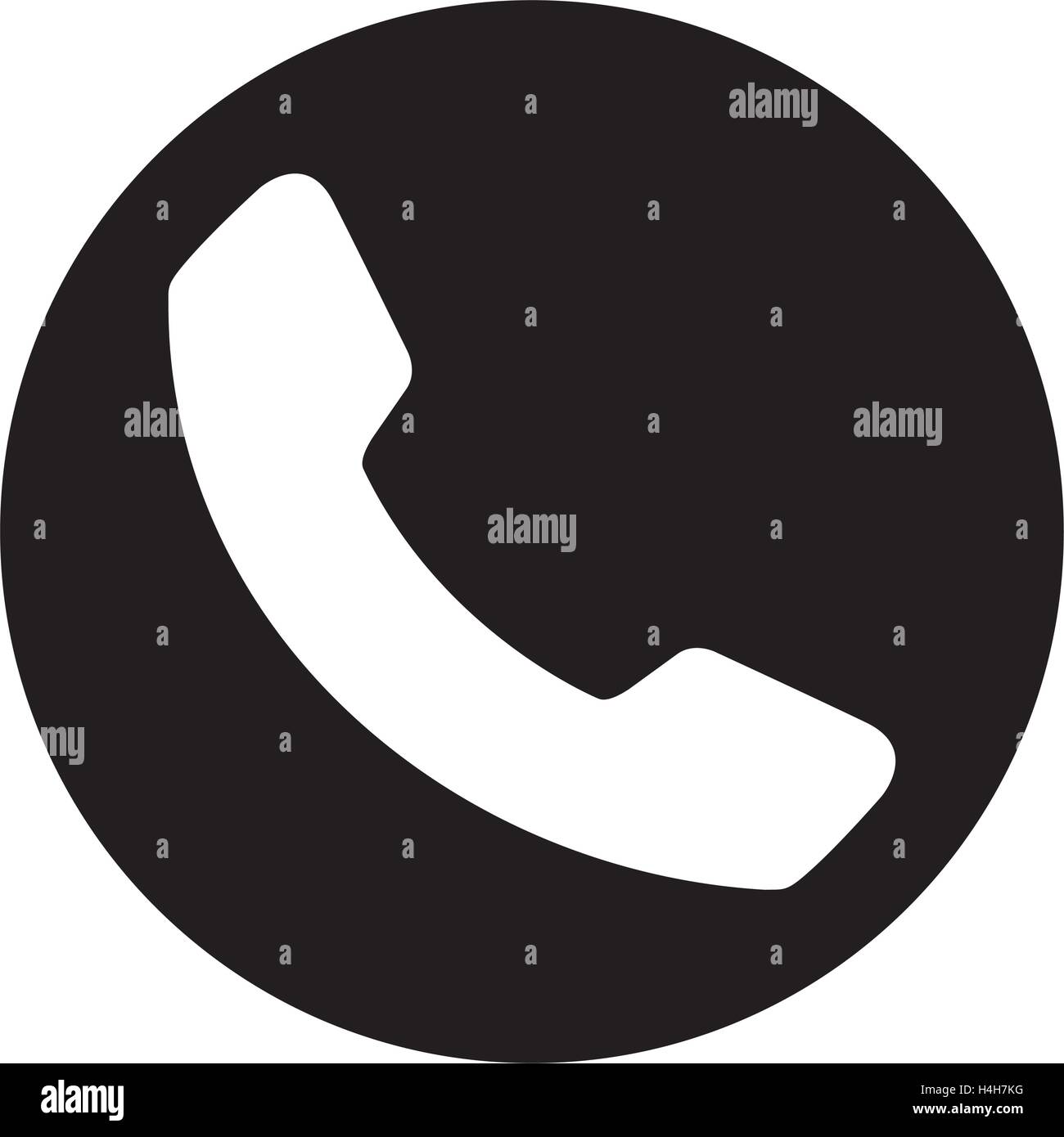 Black Phone Icon Design. EPS 8 supported Stock Vector Image & Art - Alamy