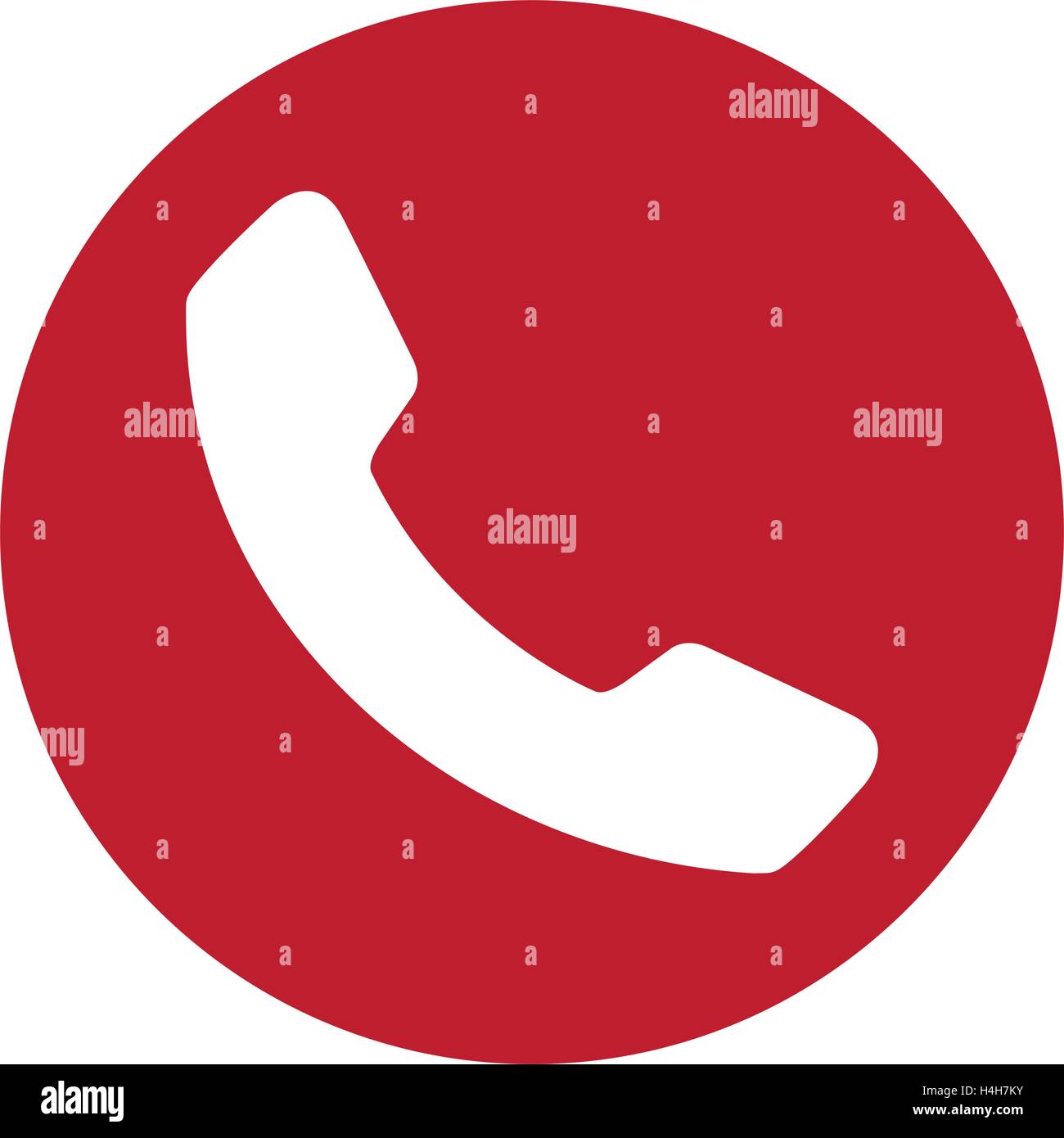 Red Phone Icon Design. EPS 8 supported Stock Vector Image & Art - Alamy