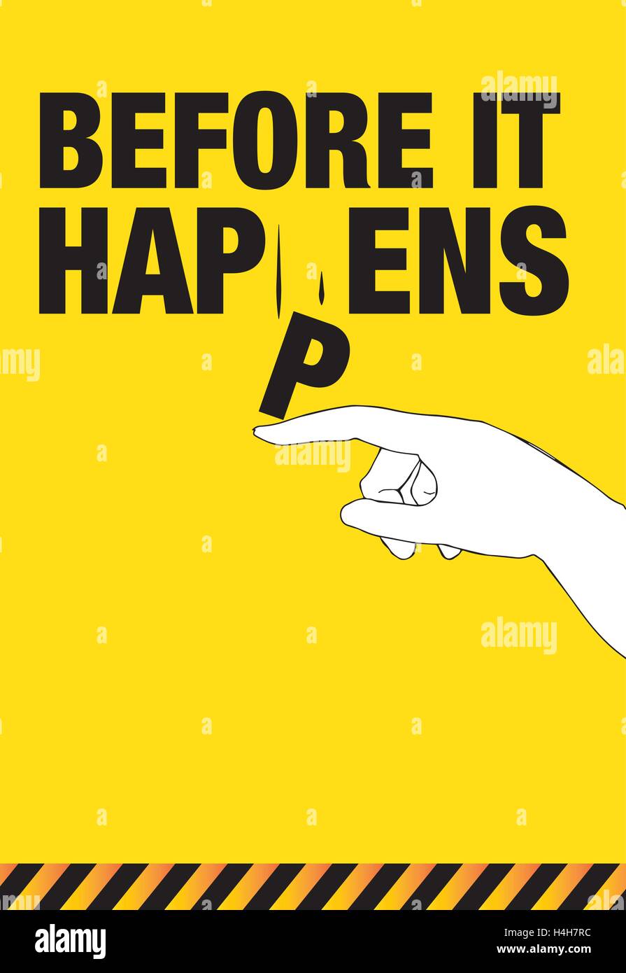 Before It Happens Concept Design. AI 10 support Stock Vector Image ...