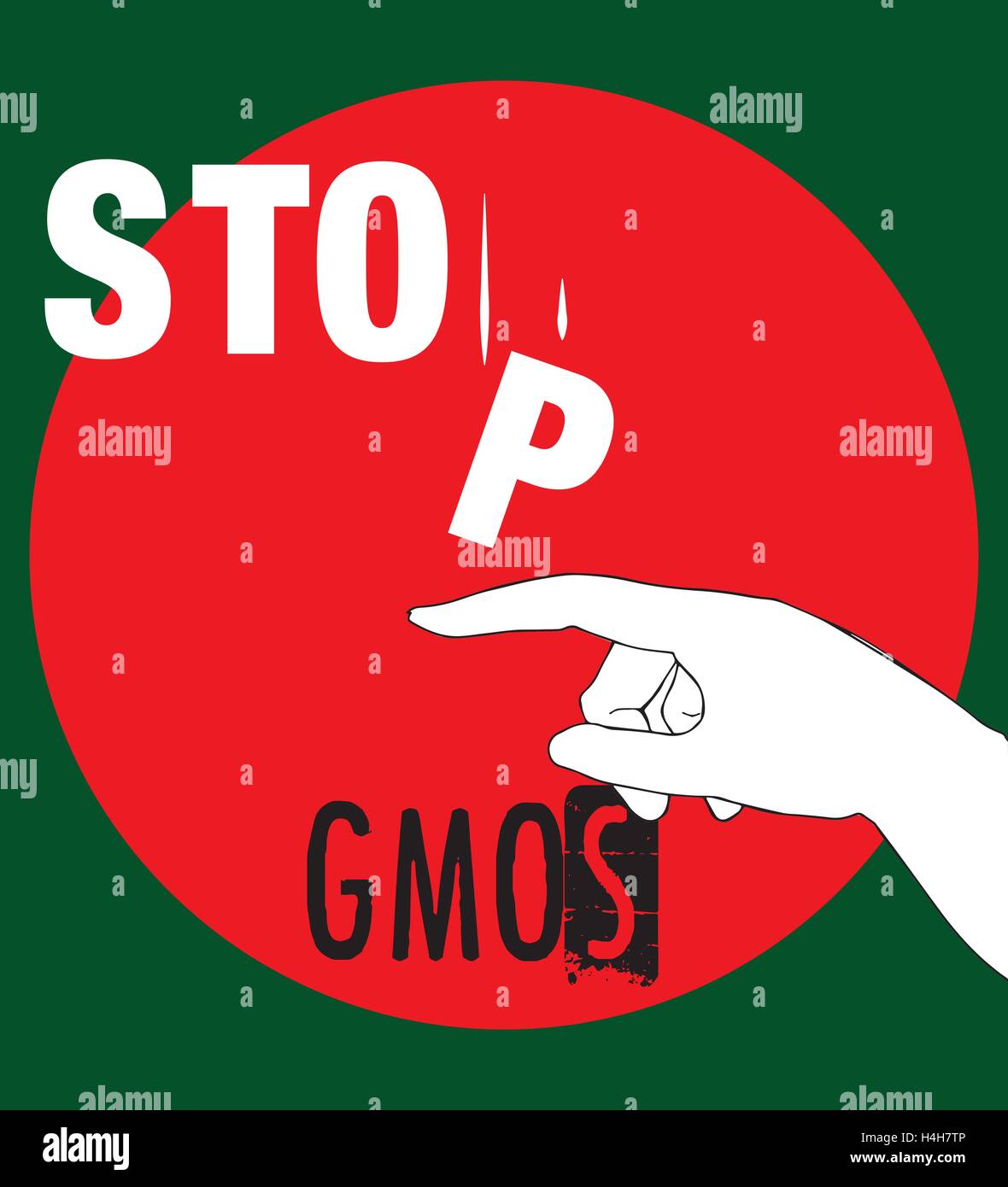 Genetically modified fruits vegetables Stock Vector Images - Alamy