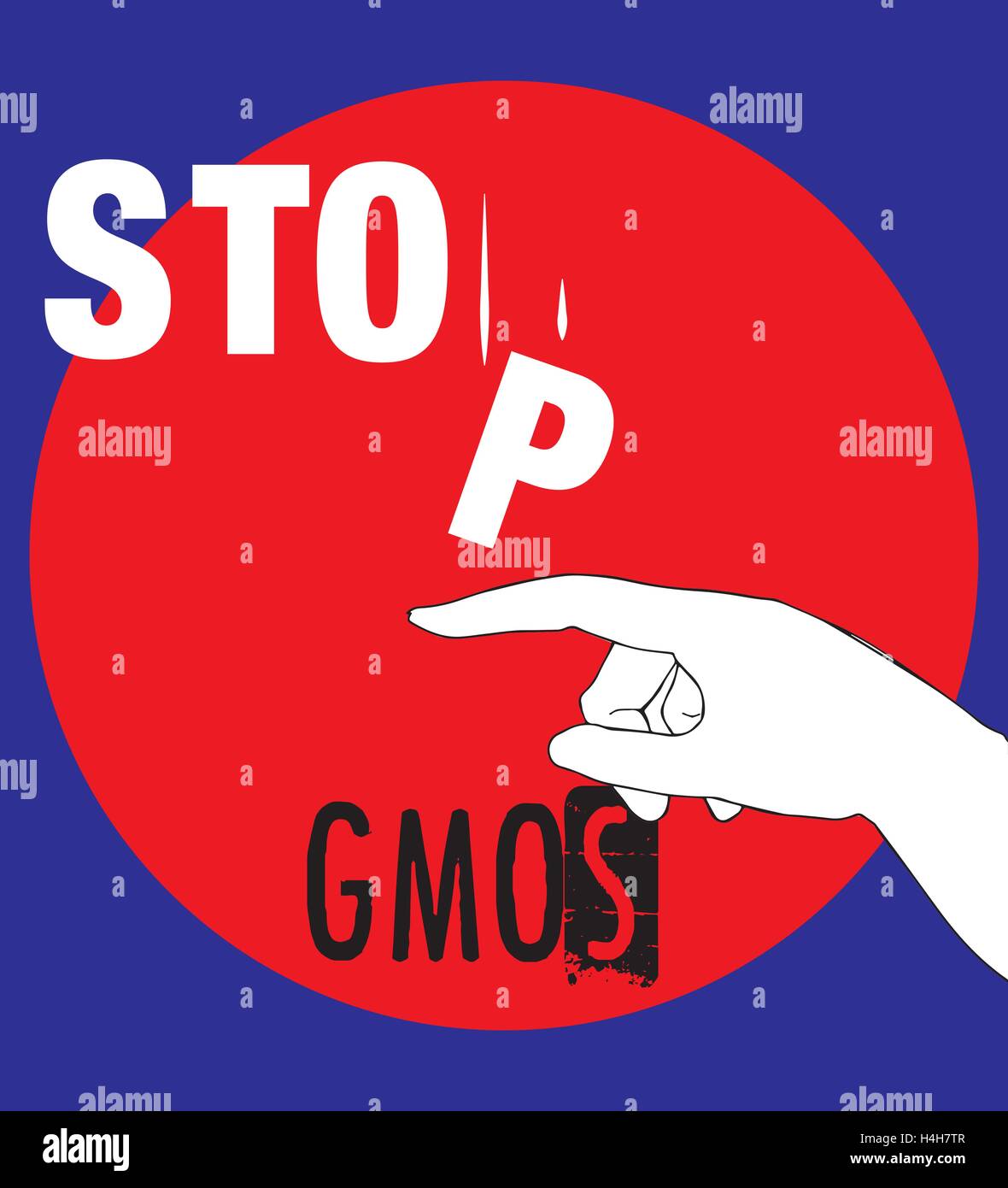 Gmo wheat icon flat Stock Vector Images - Alamy