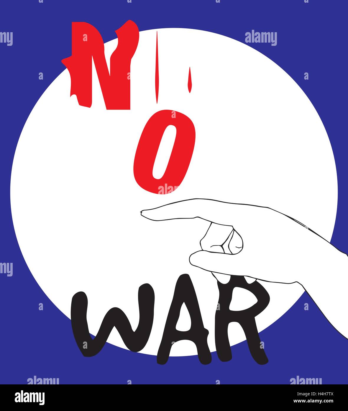 No War Poster Design, AI 10 supported Stock Vector Image & Art - Alamy