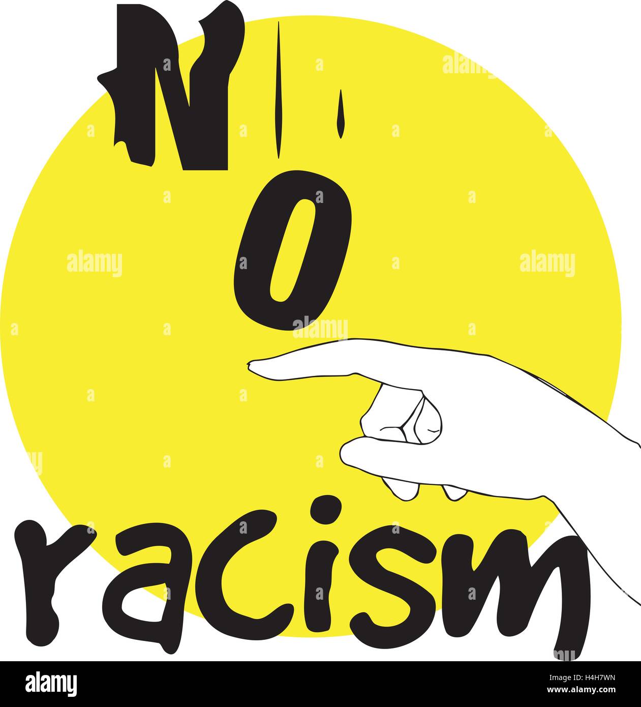 Racist poster art Stock Vector Images - Alamy