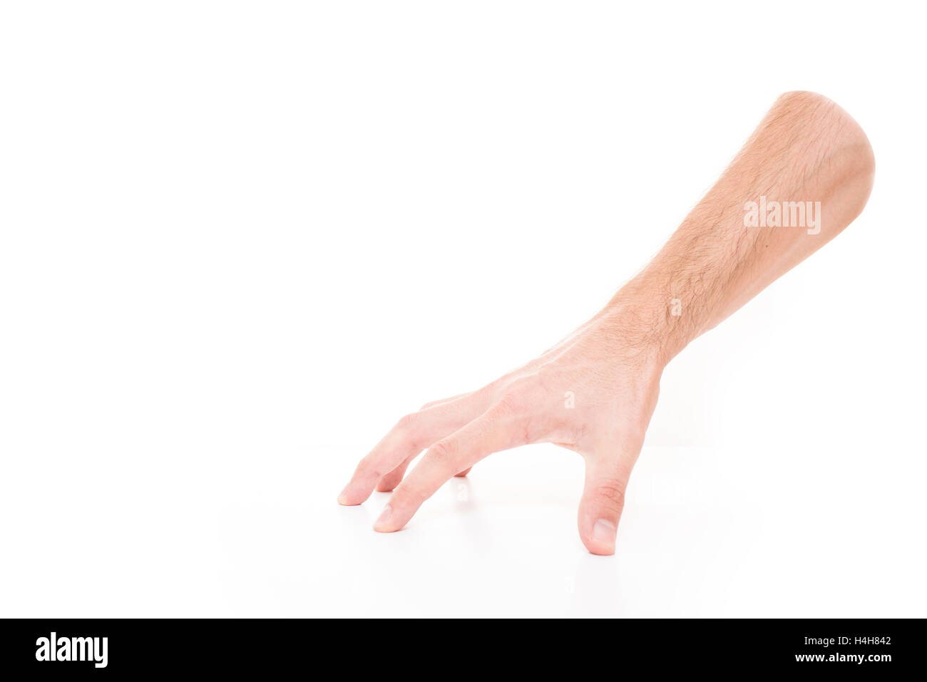 Alive Hand cut halloween background Stock Photo - Alamy