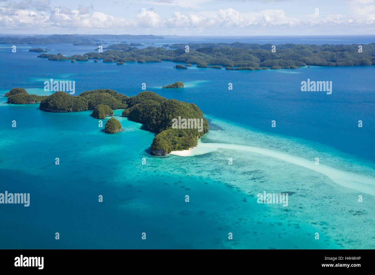 Palau islands from above hi-res stock photography and images - Alamy