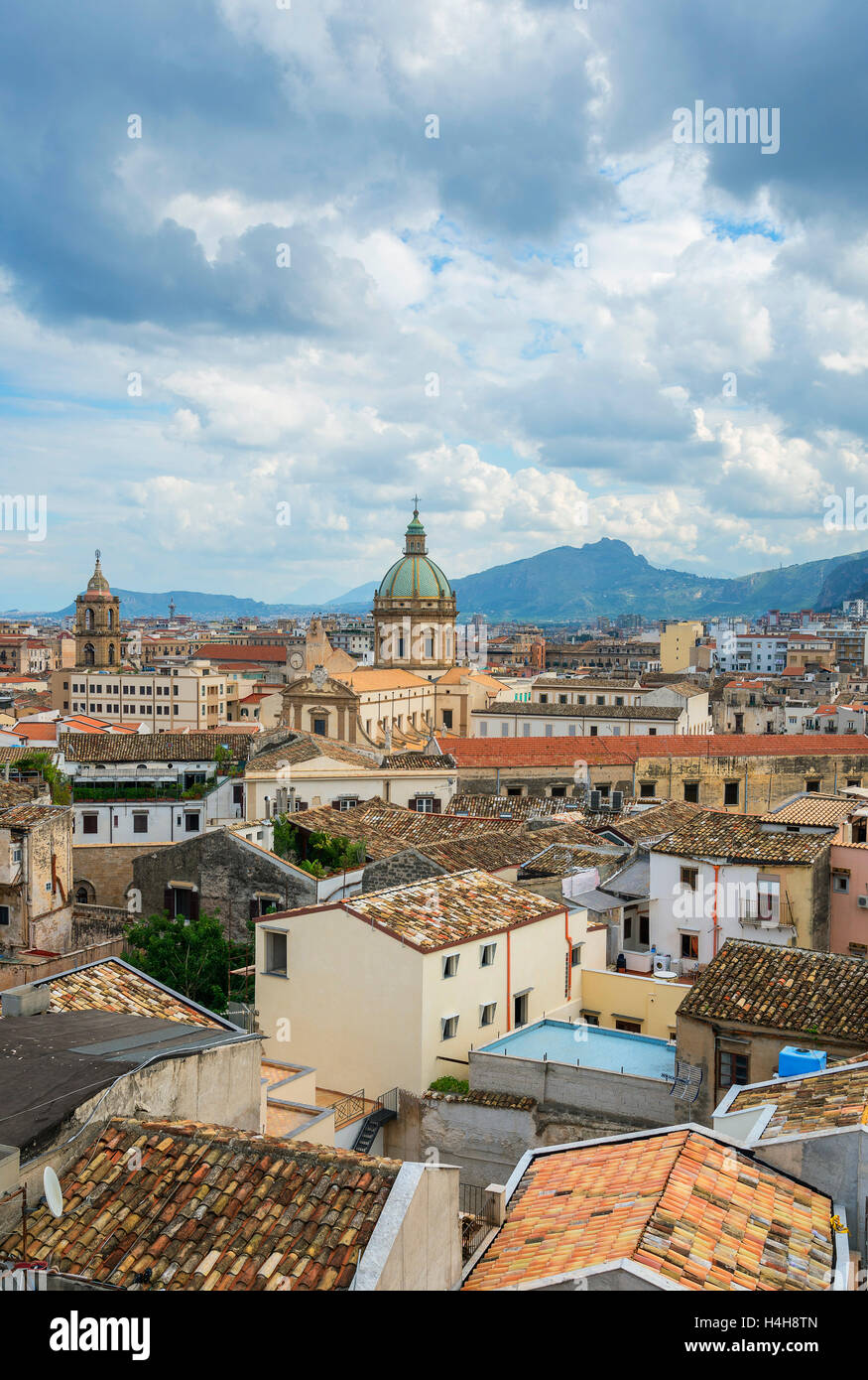 Sicily palermo overview hi-res stock photography and images - Alamy