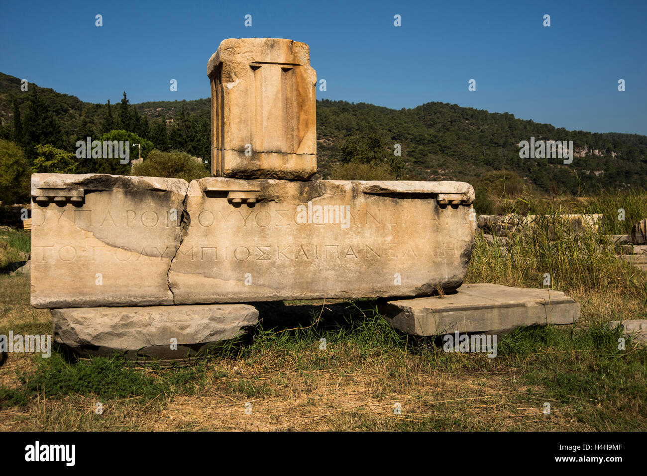 Claros the ancient city is in ozdere menderes izmir turkey. September ...