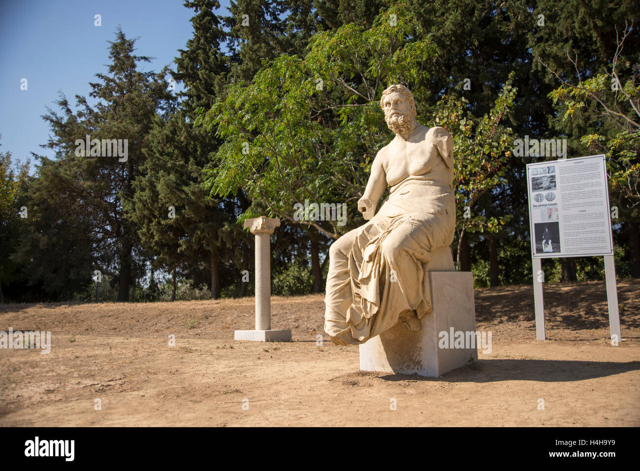 Claros the ancient city is in ozdere menderes izmir turkey. September ...