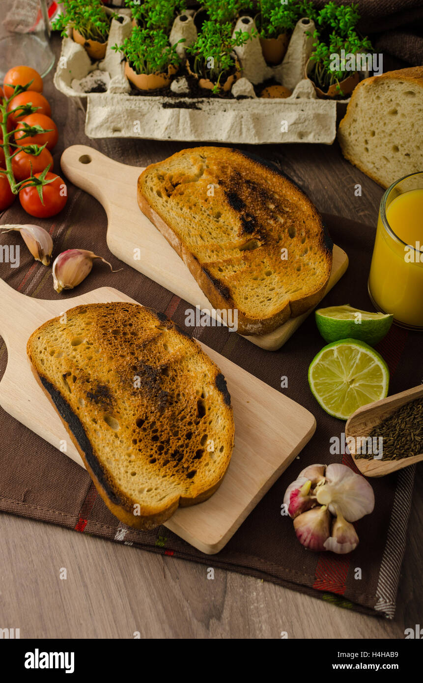 Preparing toasts hi-res stock photography and images - Alamy