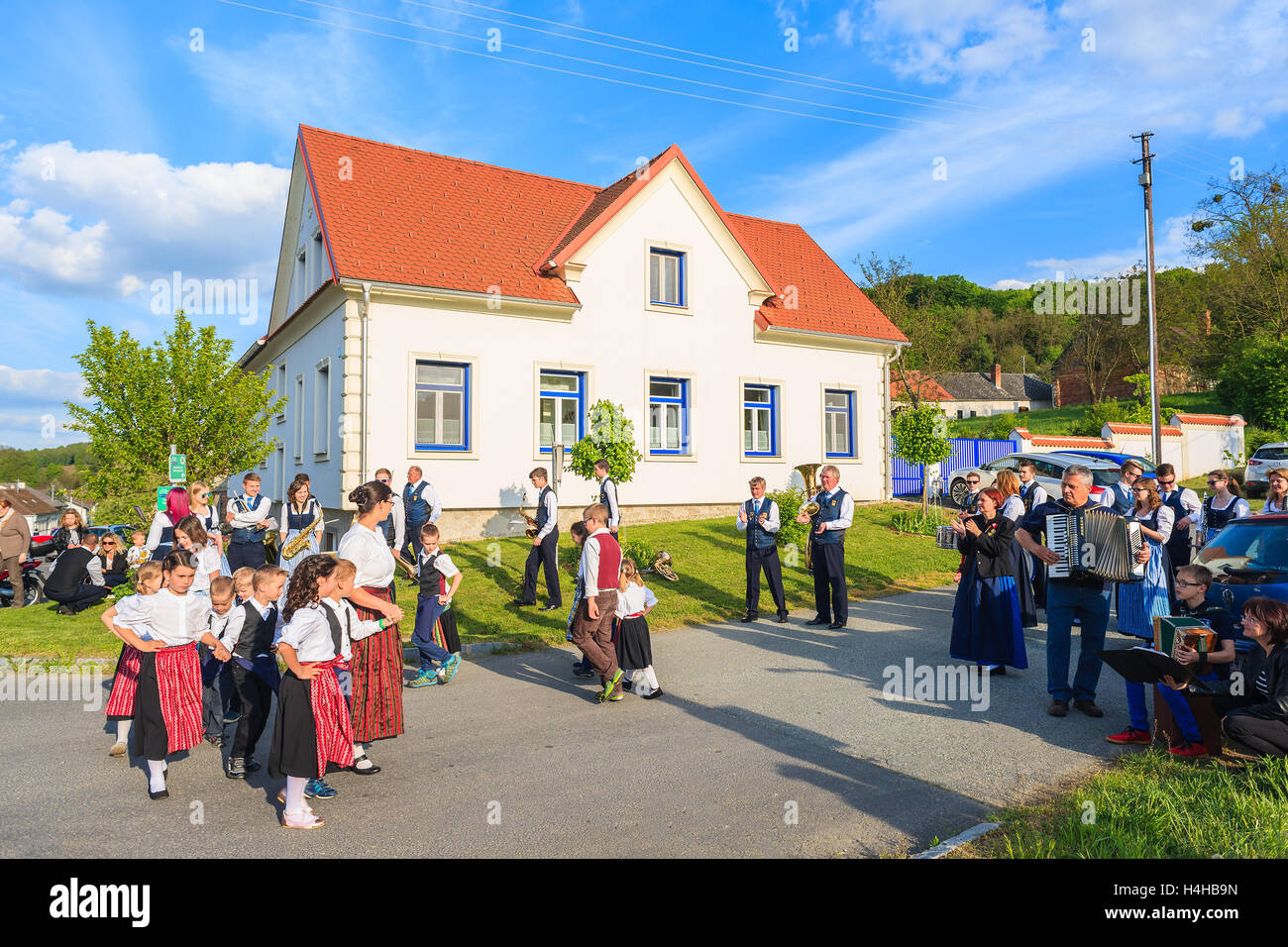 Children in traditional austrian costume hi-res stock photography and ...