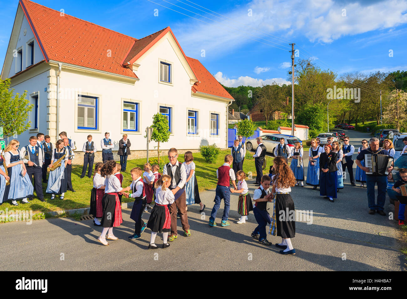 Children in traditional austrian costume hi-res stock photography and ...