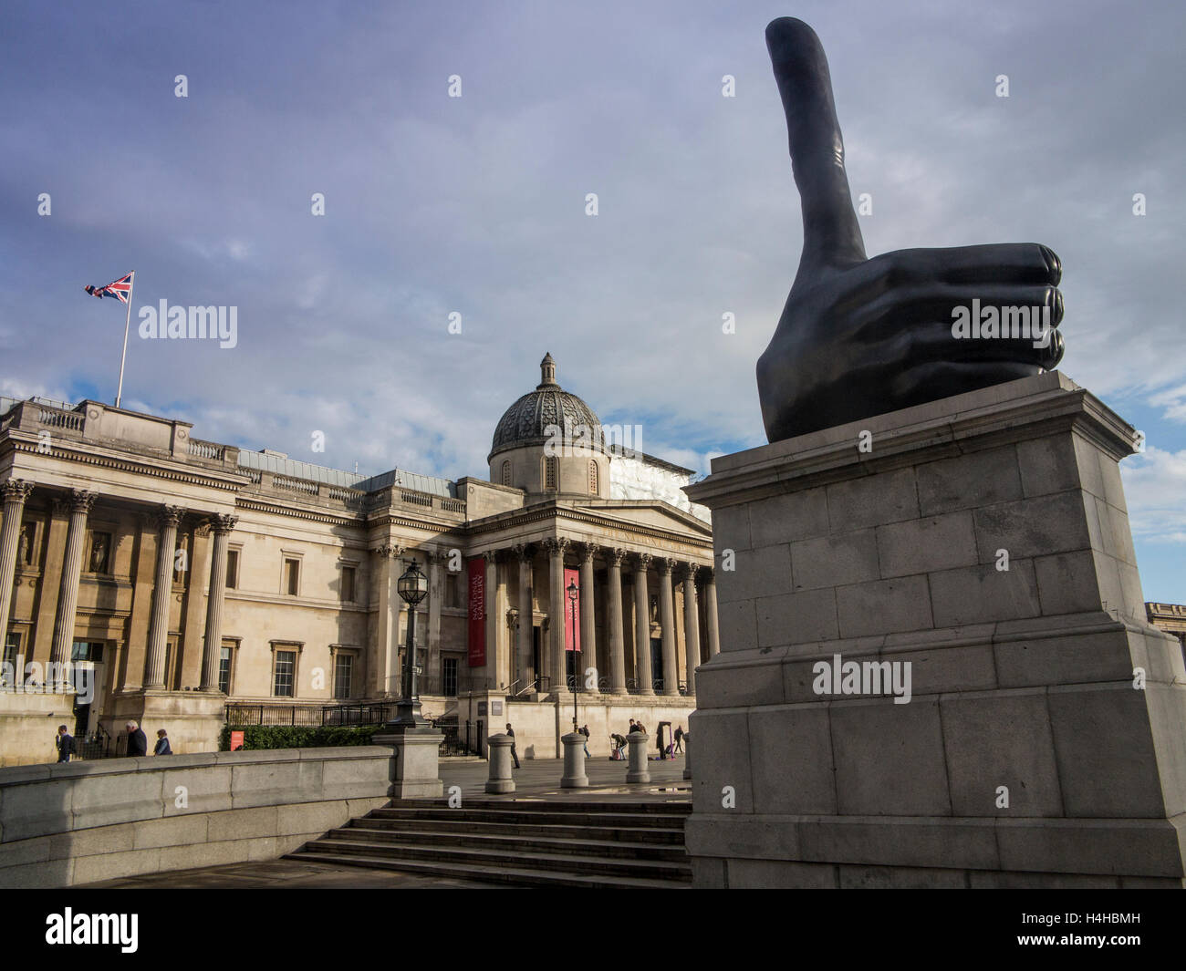 "Really Good" Statue, Fourth Plinth,Trafalgar Square, London UK Stock ...