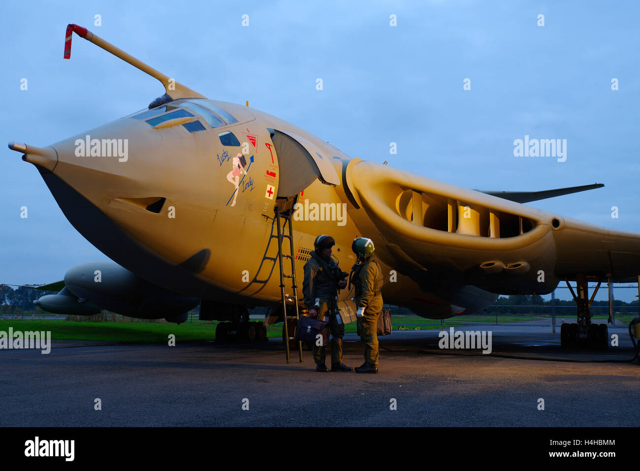 Handley Page Victor XL231 at the Yorkshire Air Museum Stock Photo - Alamy