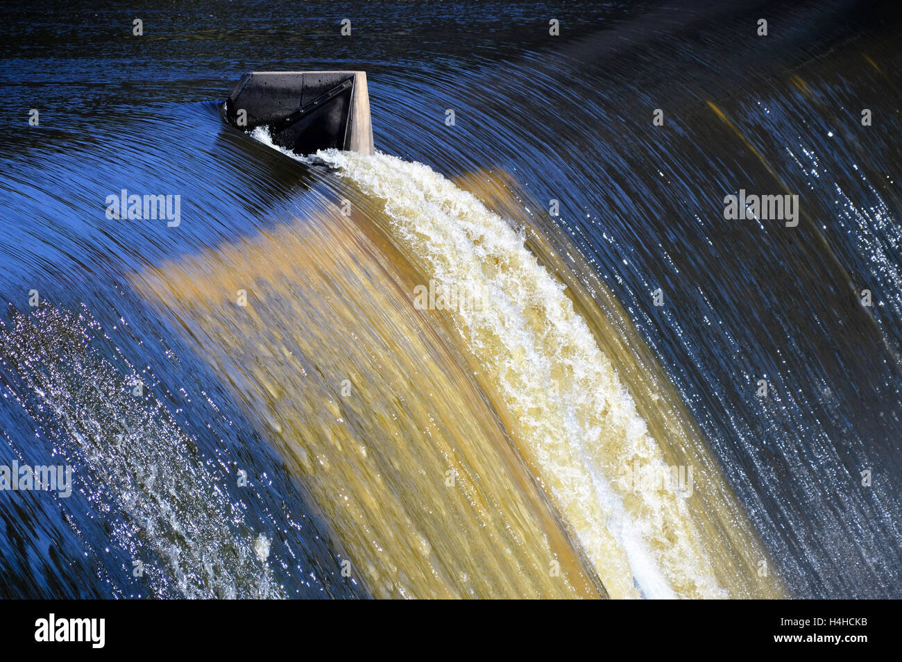 Water at the Ford Dam Stock Photo - Alamy