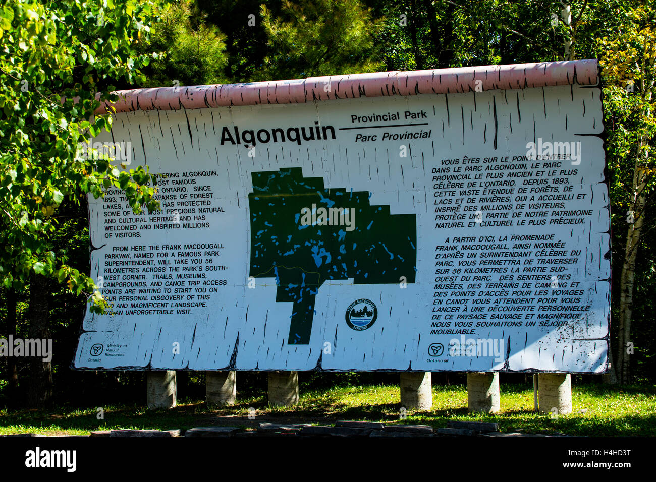 Park interpretive sign hi-res stock photography and images - Alamy