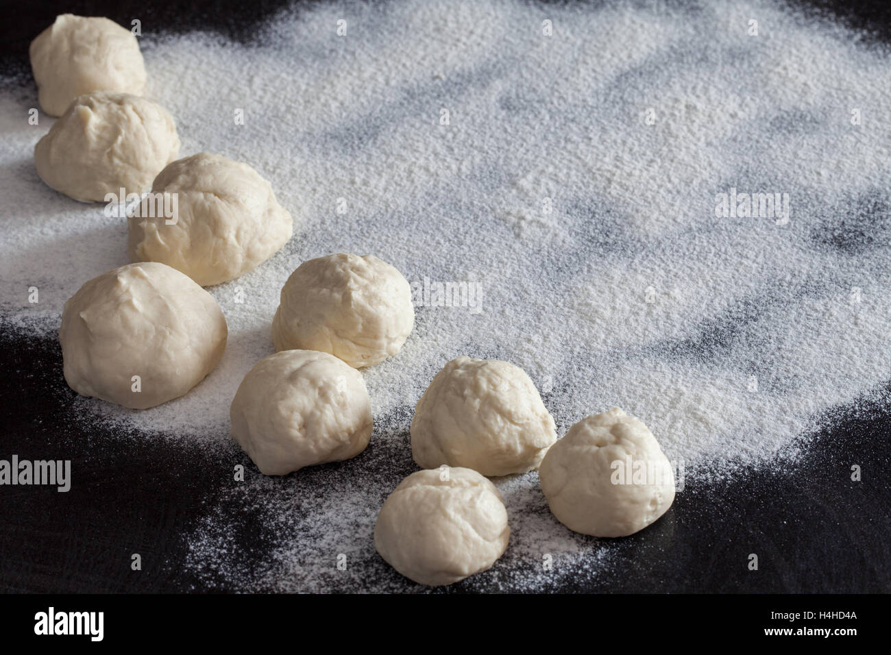 Homemade dough balls hi-res stock photography and images - Alamy
