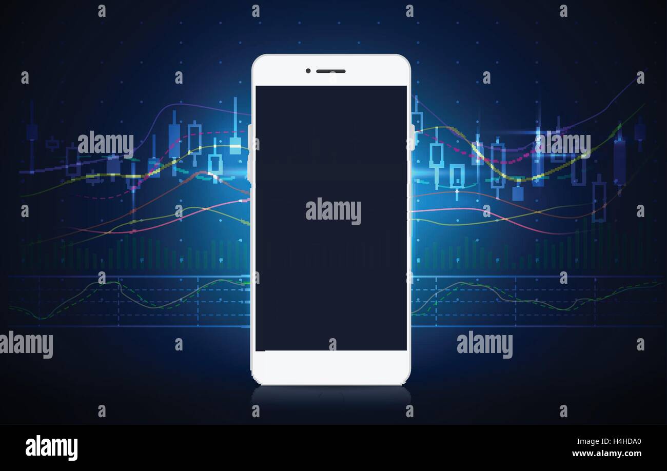 Watching smart phone Stock Vector Images - Alamy