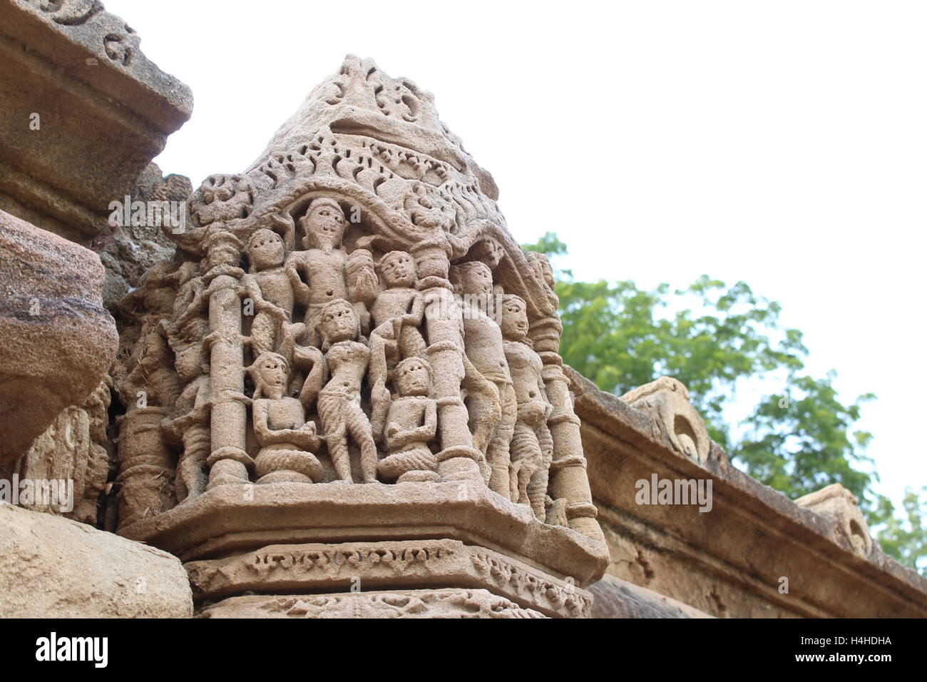 Incredible indian Heritage of Solanki architectural style Stock Photo ...