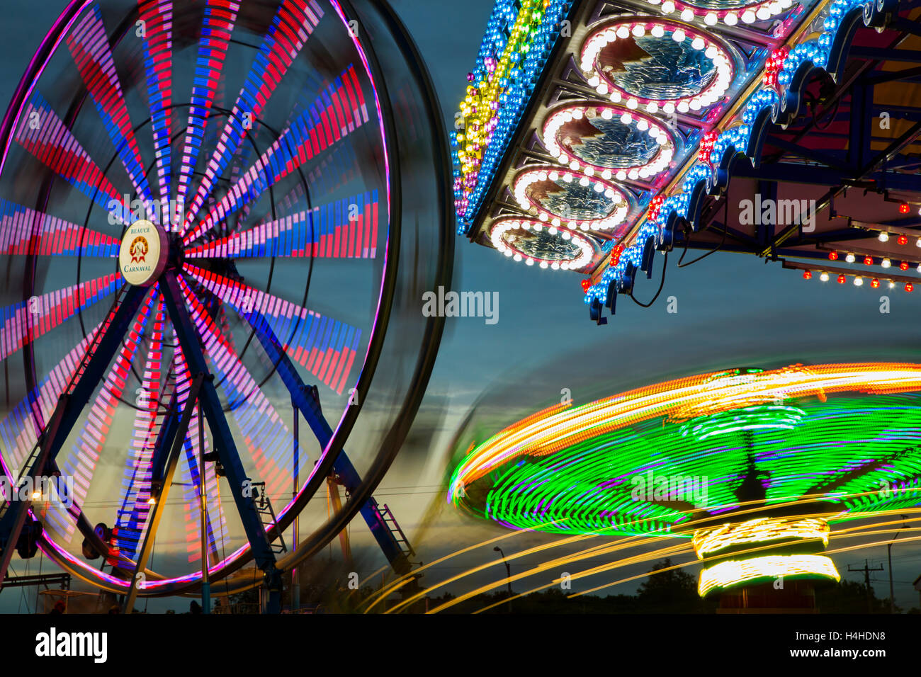 Big wheel fun fair hi-res stock photography and images - Alamy