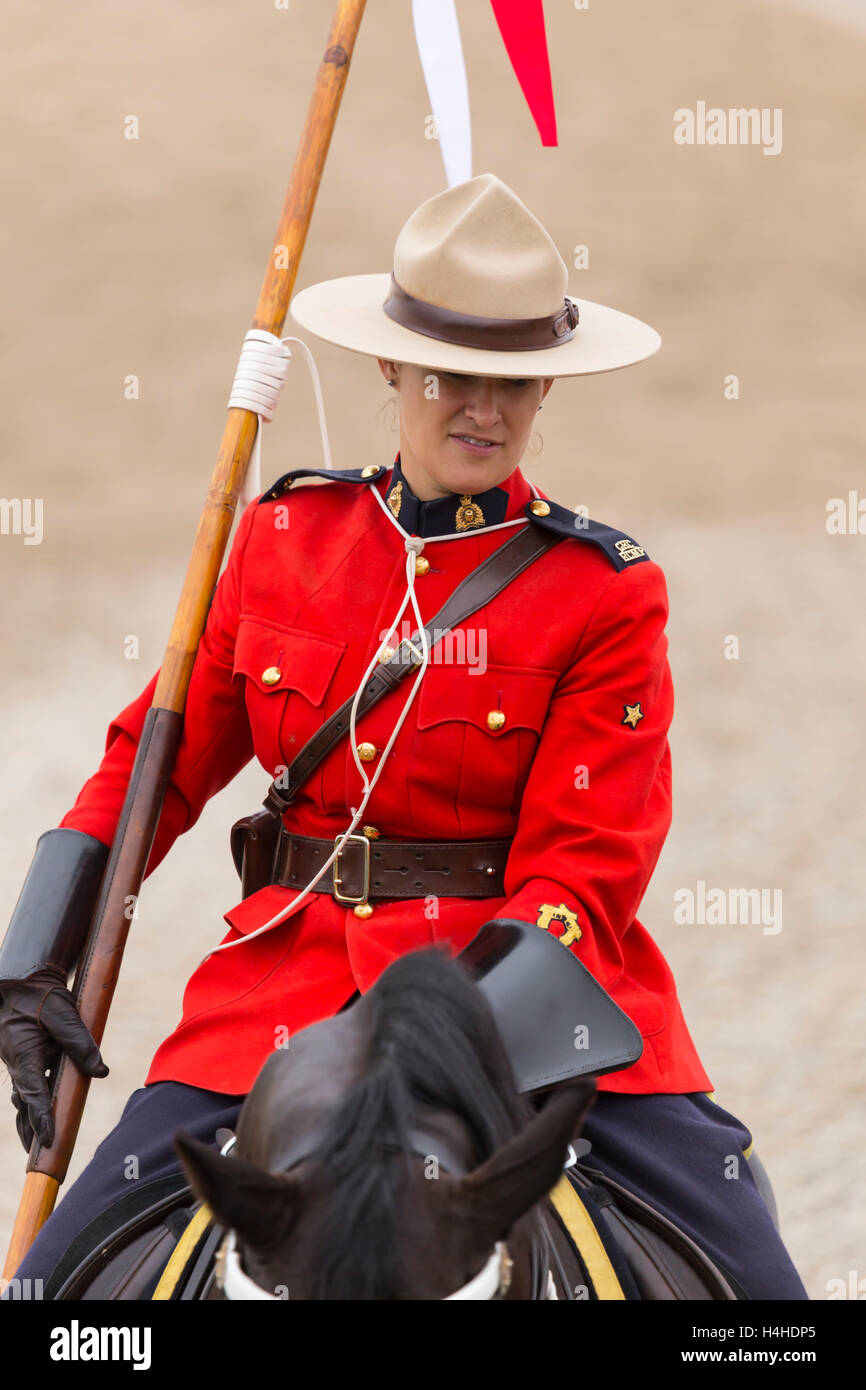 Our proud RCMP performing their Musical Ride performance at the ...