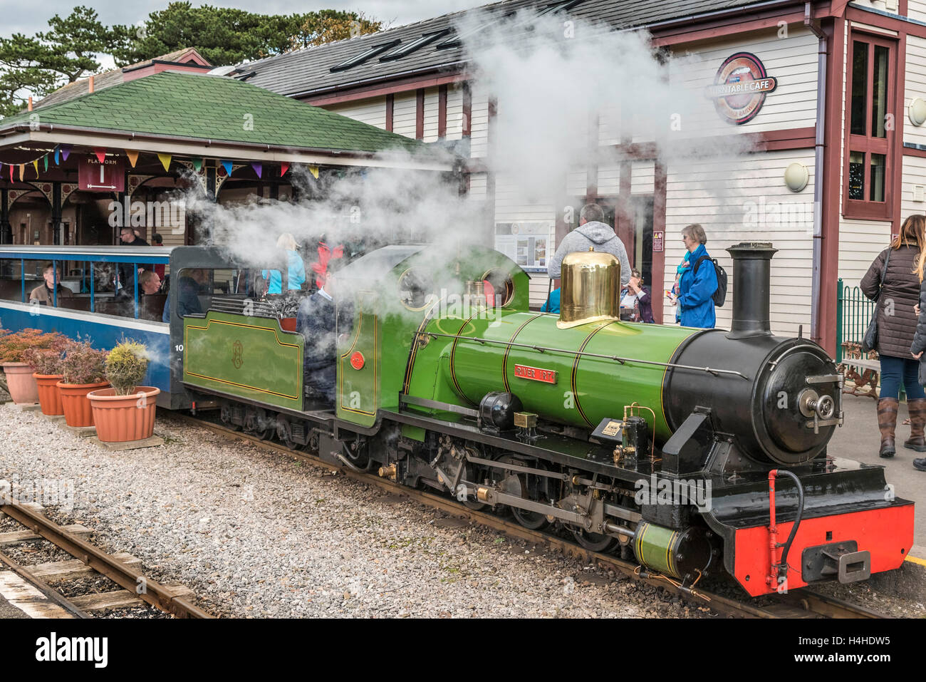 The Ravenglass & Eskdale Railway Steam engine the River Irt (0-8-2 ...