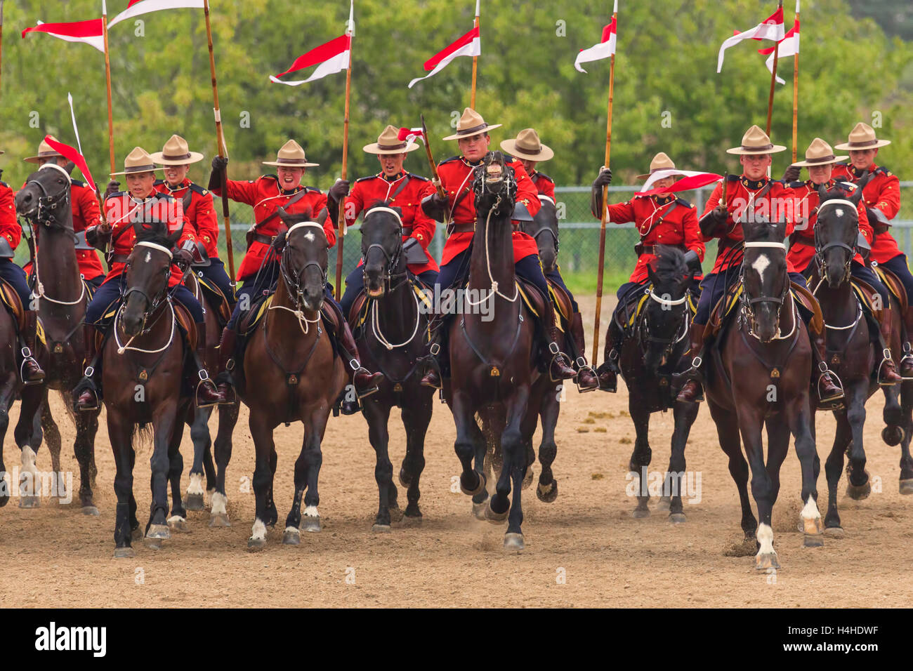 Rcmp on his horse hi-res stock photography and images - Alamy