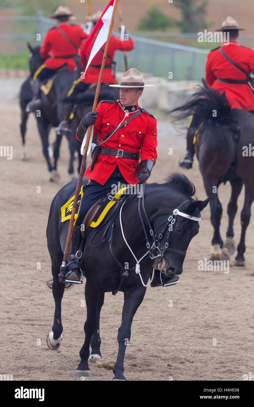 Our proud RCMP performing their Musical Ride performance at the ...