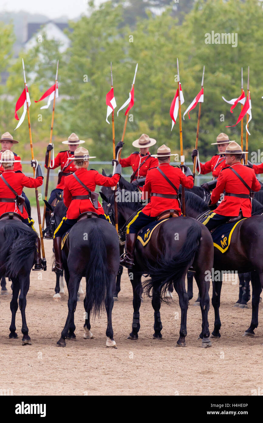 Our proud RCMP performing their Musical Ride performance at the ...