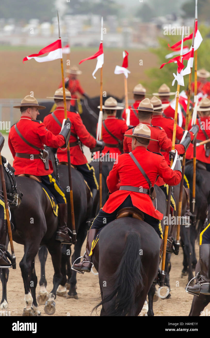 Our proud RCMP performing their Musical Ride performance at the ...