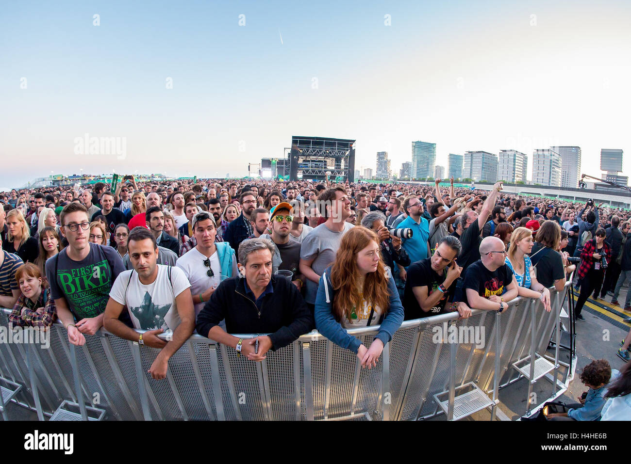 BARCELONA - MAY 28: Crowd at Primavera Sound 2015 Festival on May 28 ...