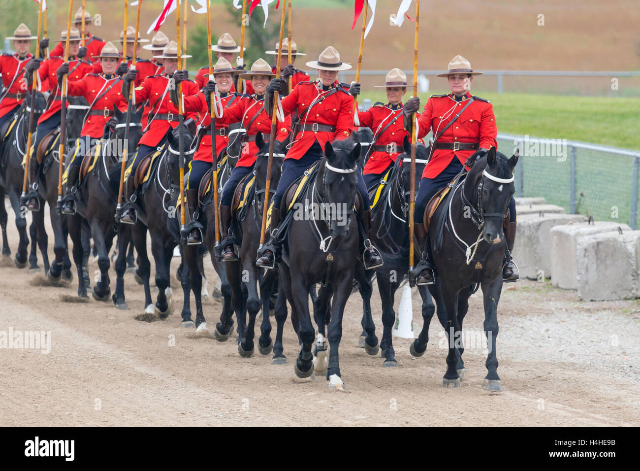 Our proud RCMP performing their Musical Ride performance at the ...