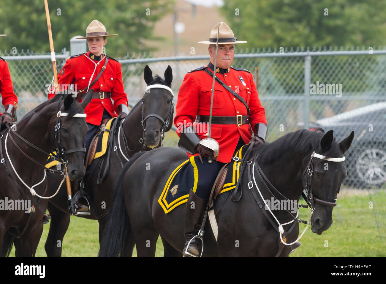 Our proud RCMP performing their Musical Ride performance at the ...
